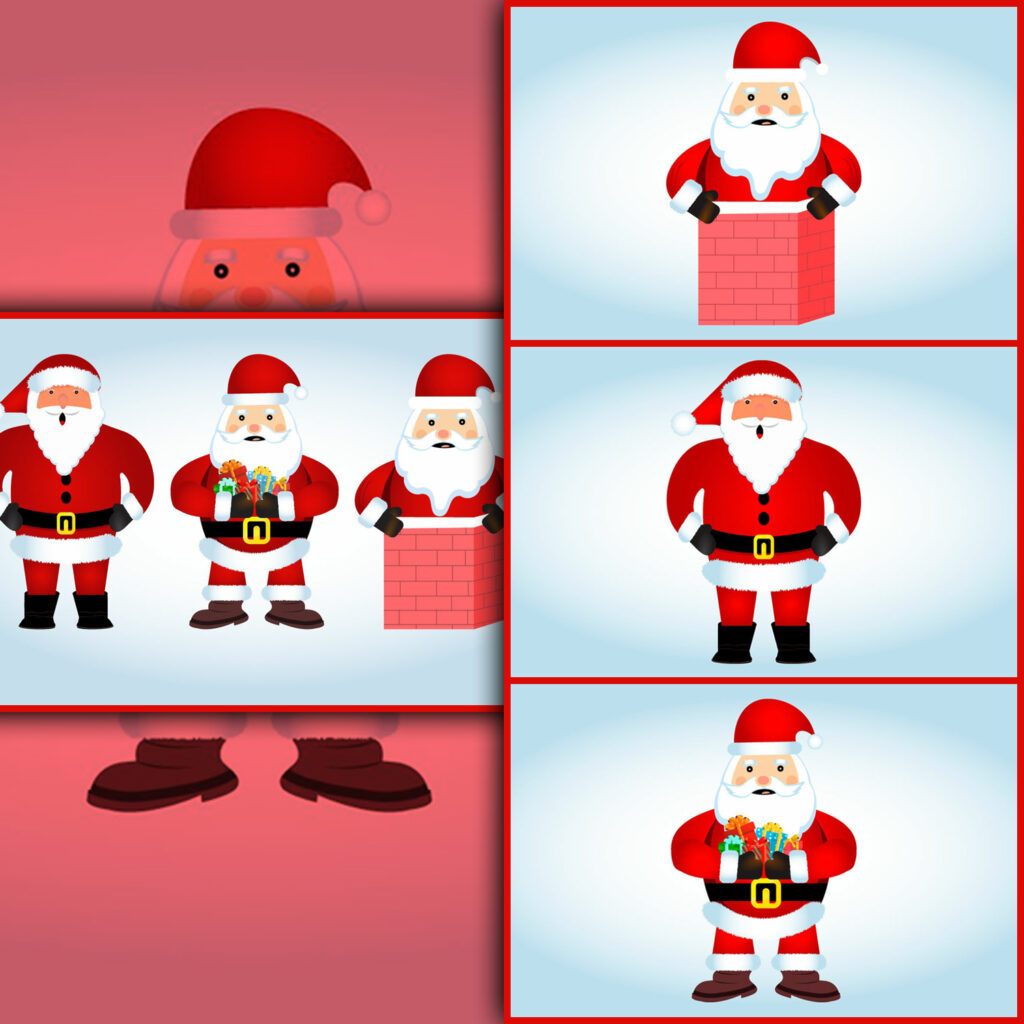 Santa Claus Vector Design Collection – MasterBundles
