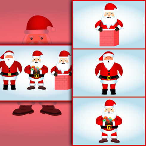 Santa Claus Vector Design Collection – MasterBundles
