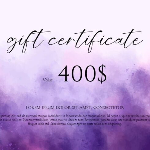 Powerpoint Gift Certificate Template – MasterBundles