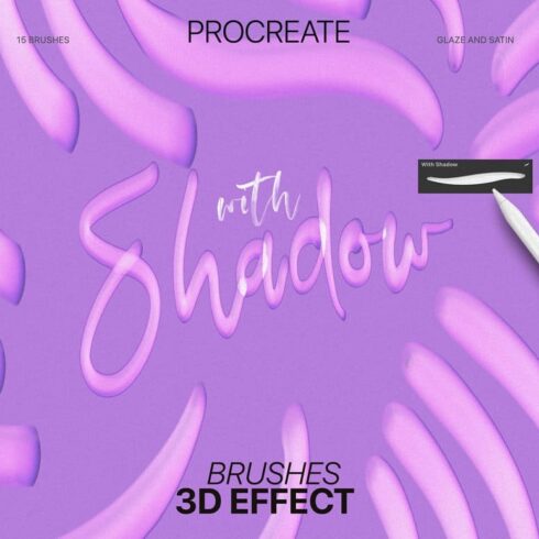 3D Effect Procreate Brushes | MasterBundles