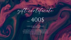 Powerpoint Gift Certificate Template – MasterBundles