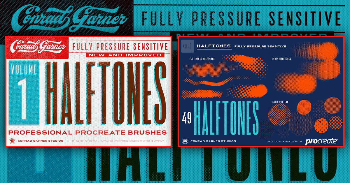Halftone Brushes - Procreate – MasterBundles