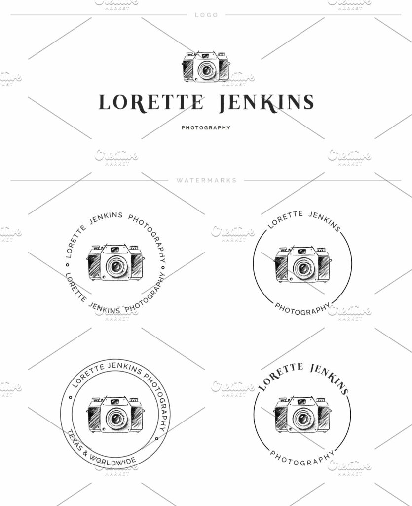 Photography Logo & Watermarks – MasterBundles