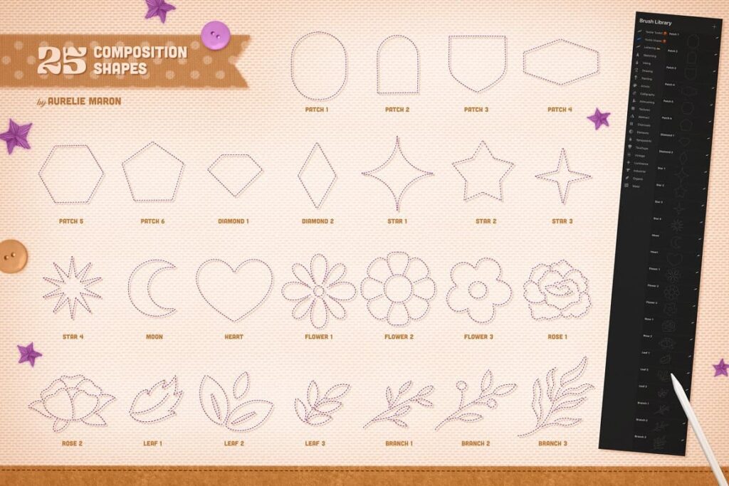 Textile Lettering Toolkit – MasterBundles