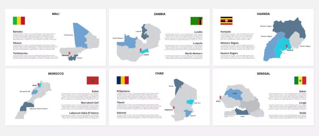 Africa Maps PowerPoint Animated Slides – MasterBundles