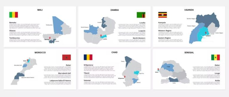 Africa Maps PowerPoint Animated Slides – MasterBundles