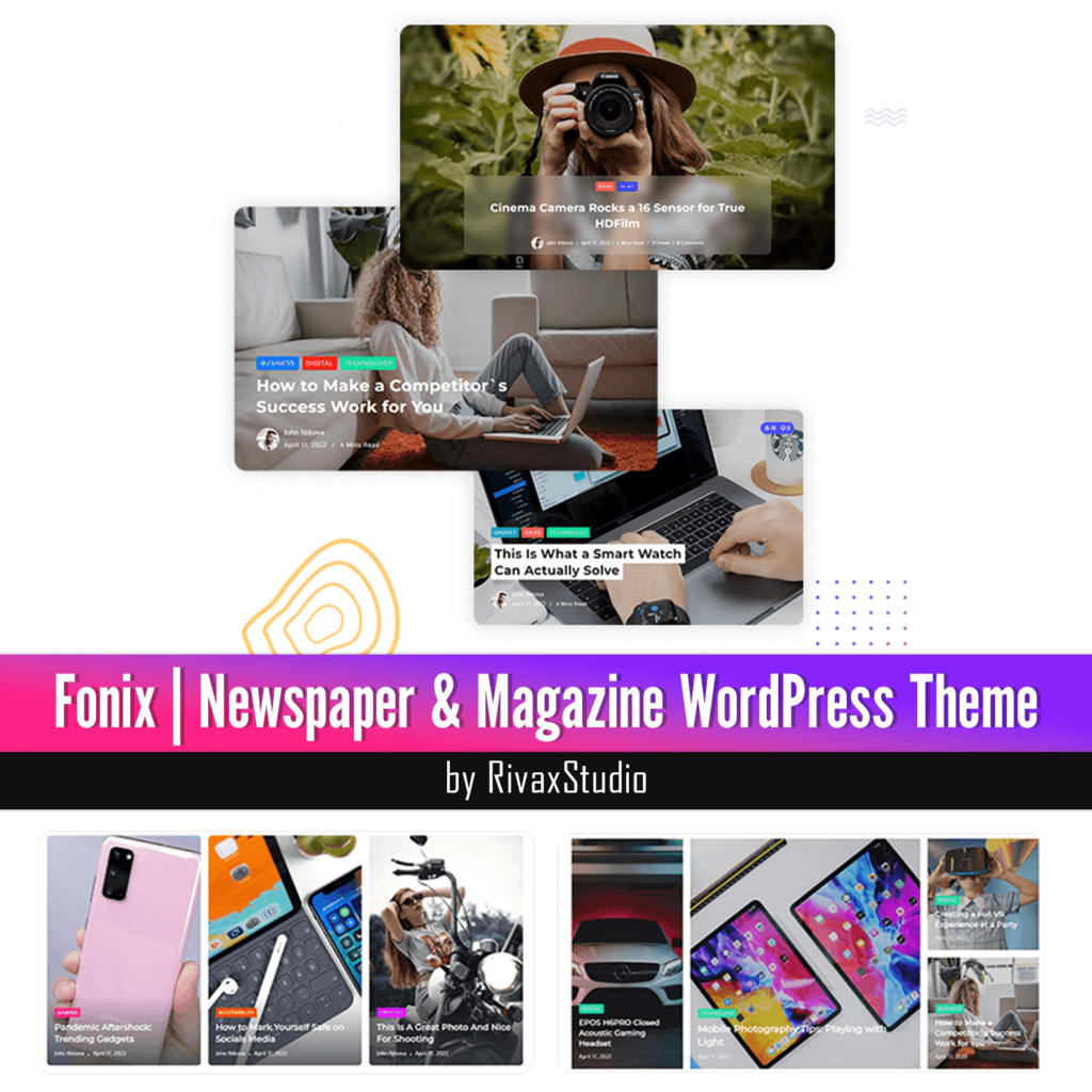 Fonix | Newspaper & Magazine WordPress Theme – MasterBundles