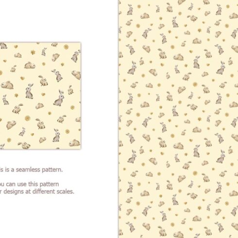 Easter Spring Digital Pattern | MasterBundles