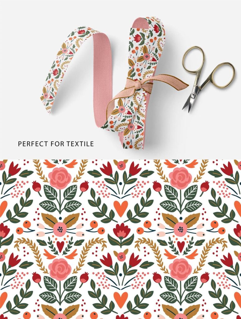 MON AMOUR Pattern – MasterBundles