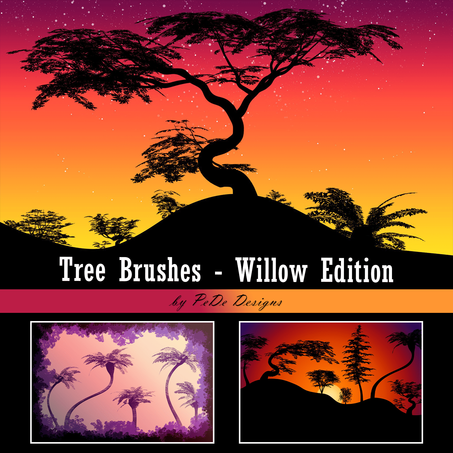 Tree Brushes - Willow Edition – MasterBundles
