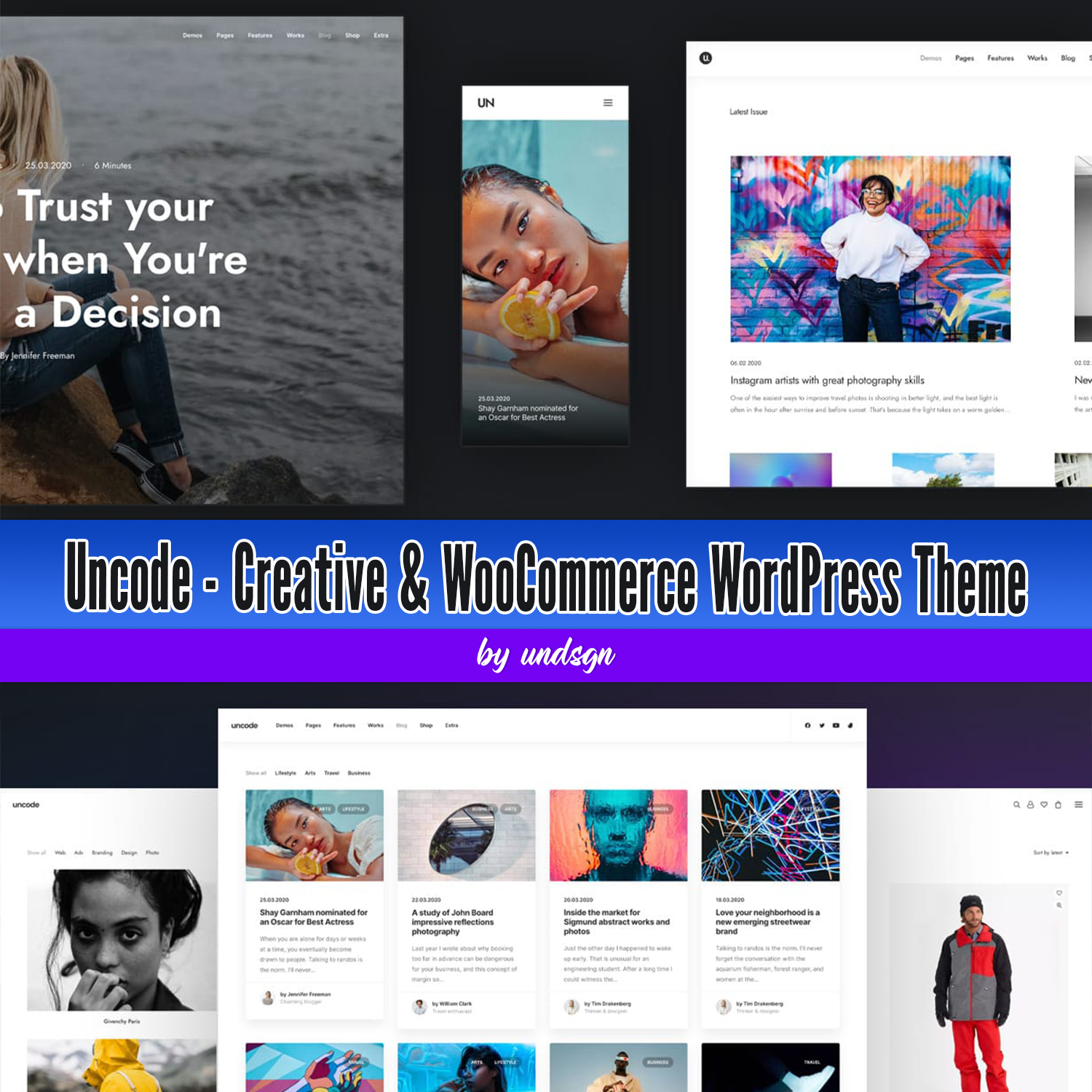 Uncode Creative And Woocommerce Wordpress Theme Masterbundles