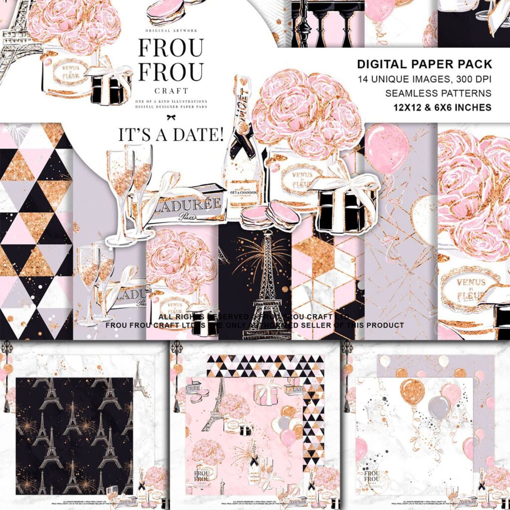 Iconic Valentine Seamless Pattern | MasterBundles