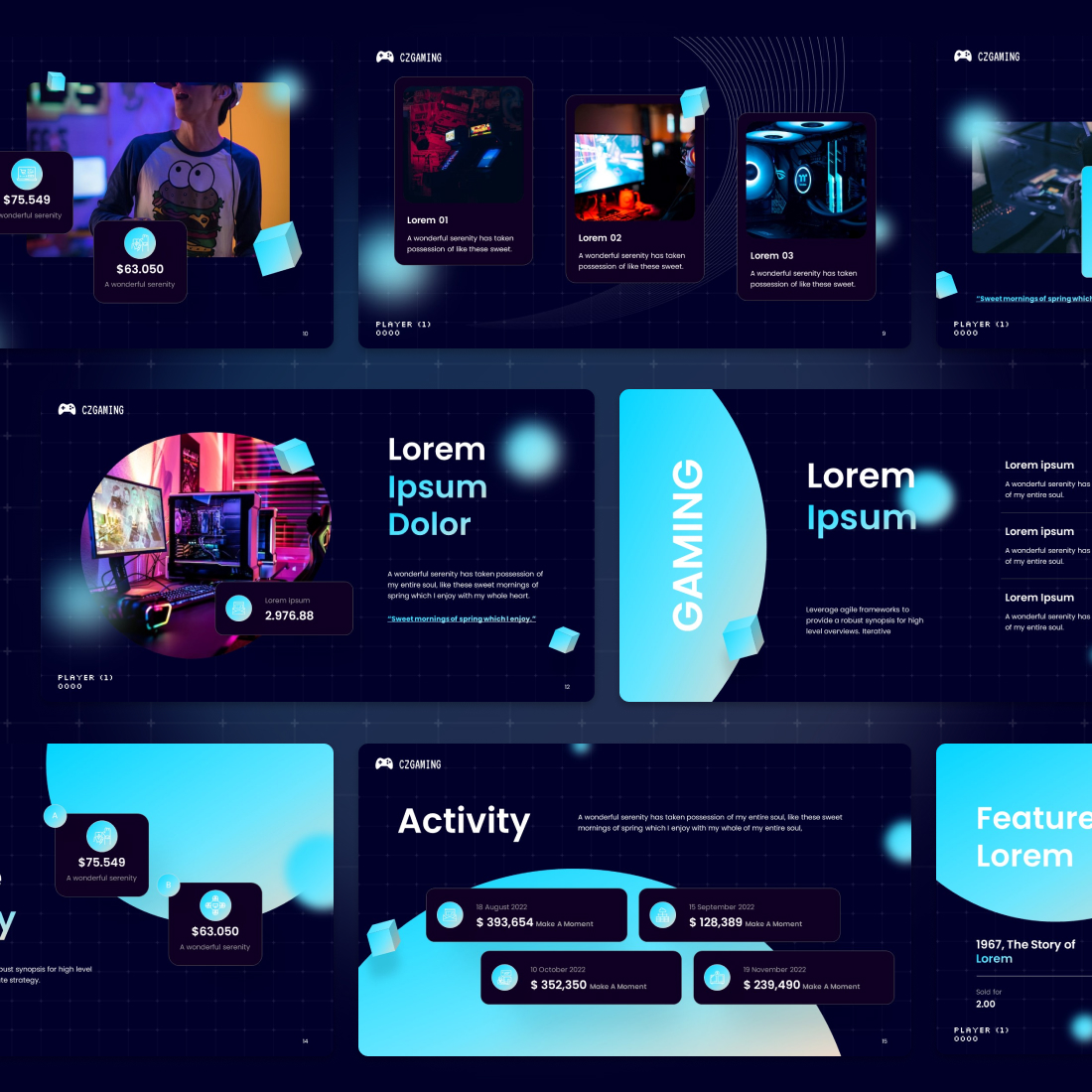 Game Review PowerPoint Template – MasterBundles