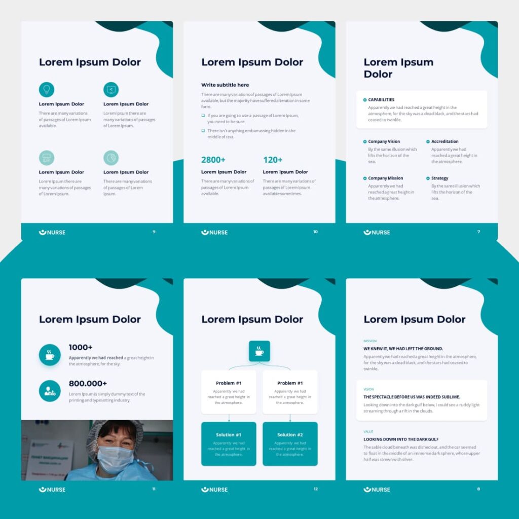 Healthcare Heroes Presentation Template – MasterBundles