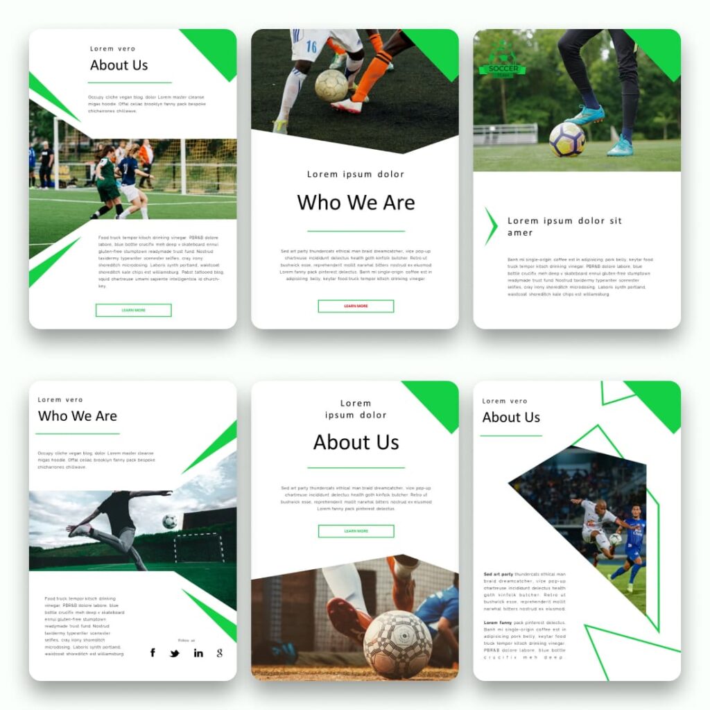 Soccer Match Google Slides Theme: 50 Slides – MasterBundles