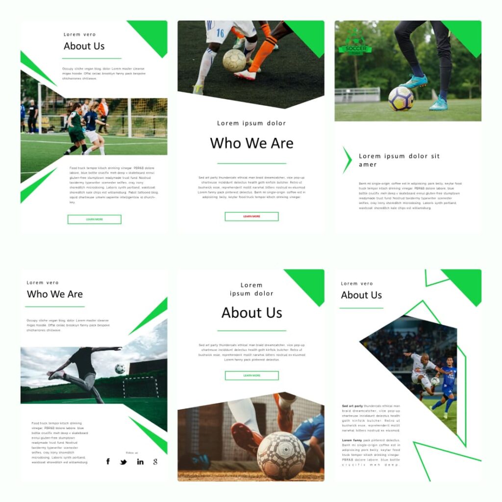 Soccer Match Presentation Template: 50 Slides – MasterBundles