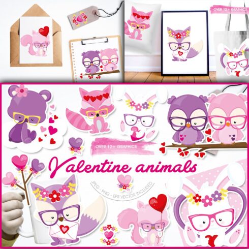 Valentine Animals – MasterBundles