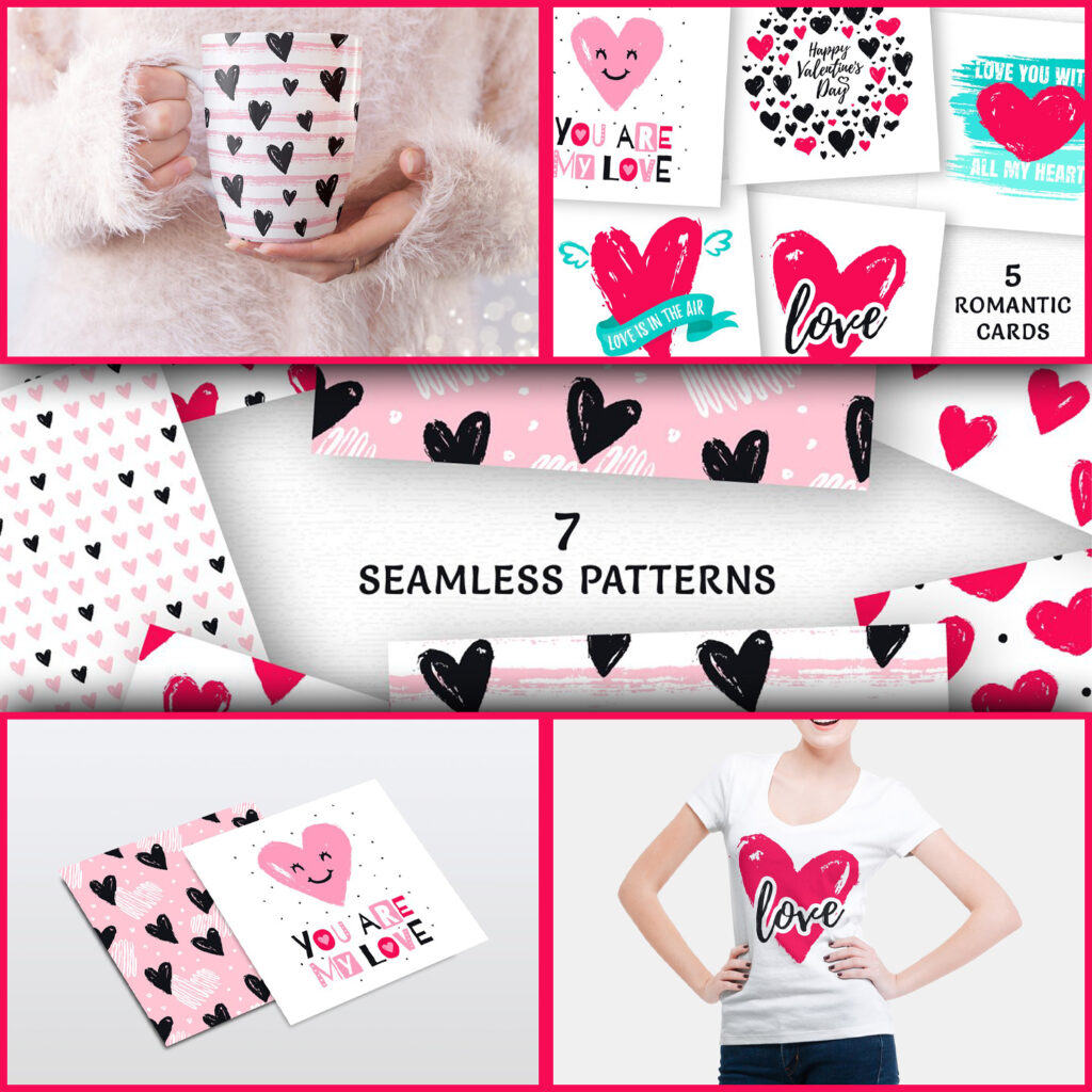 Hand Drawn Hearts. Big Collection. – MasterBundles