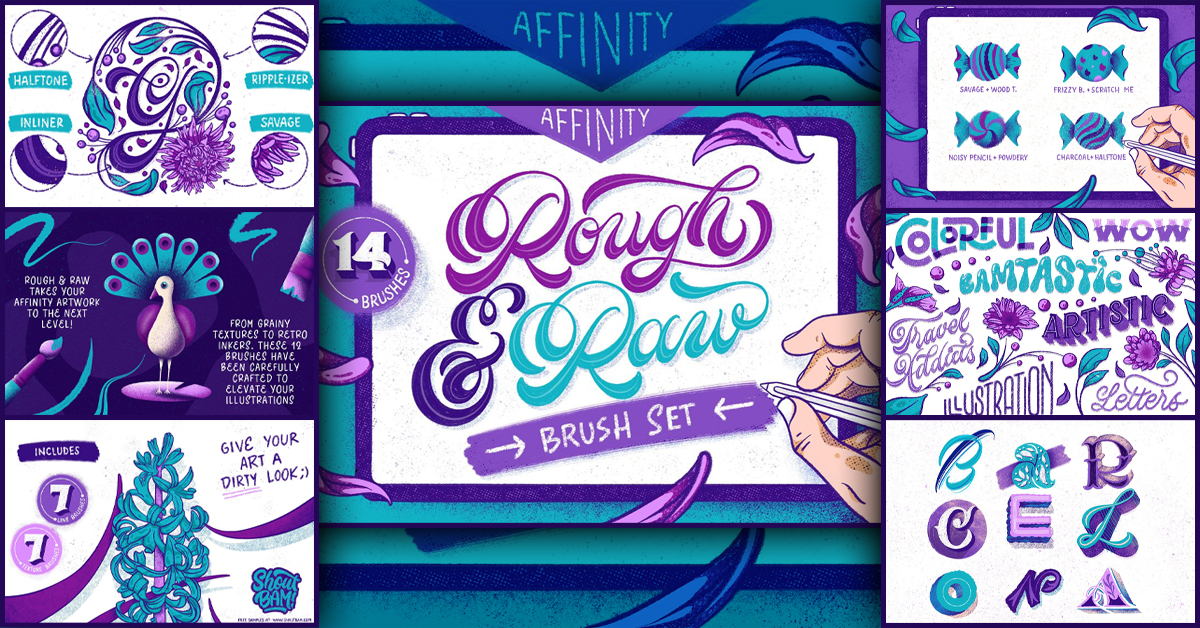Rough & Raw - Affinity Brushes – MasterBundles