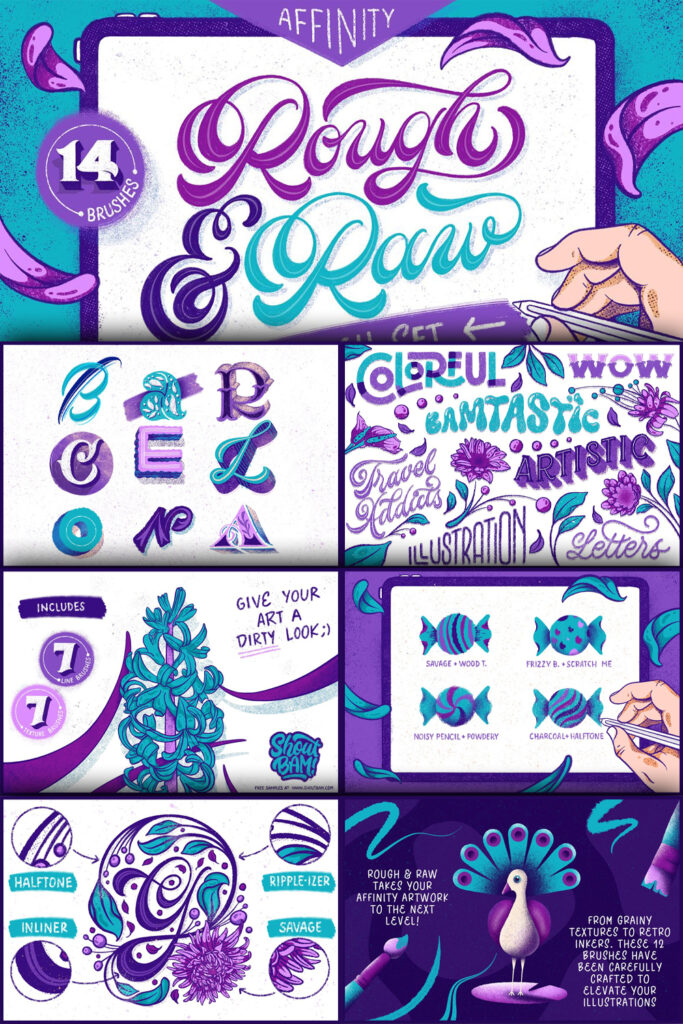 Rough & Raw - Affinity Brushes – MasterBundles