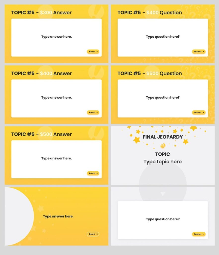 Jeopardy PowerPoint – MasterBundles