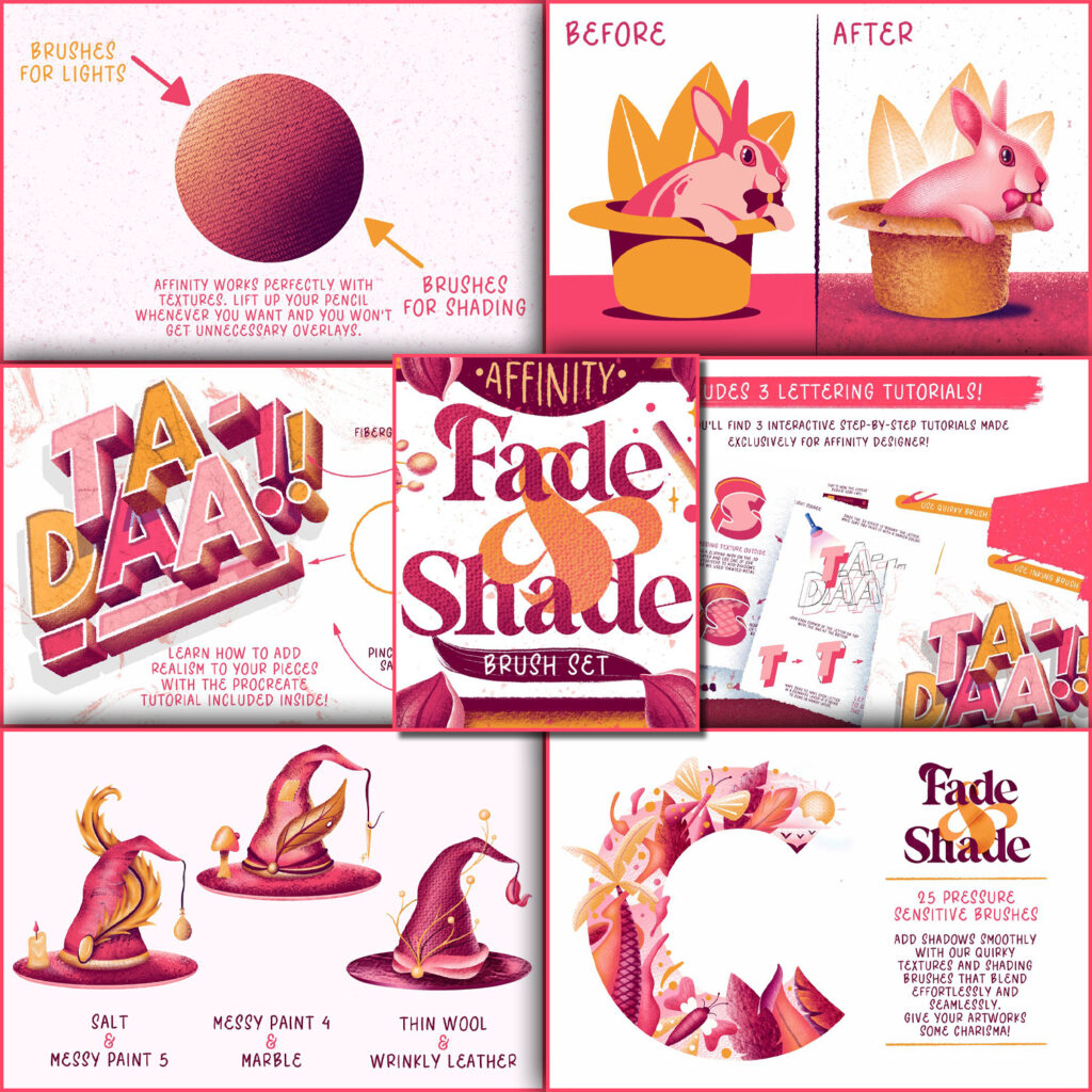 Fade & Shade Affinity Brushes – MasterBundles