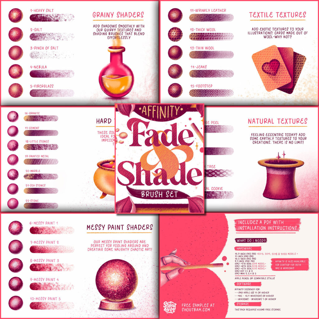 Fade & Shade Affinity Brushes – MasterBundles