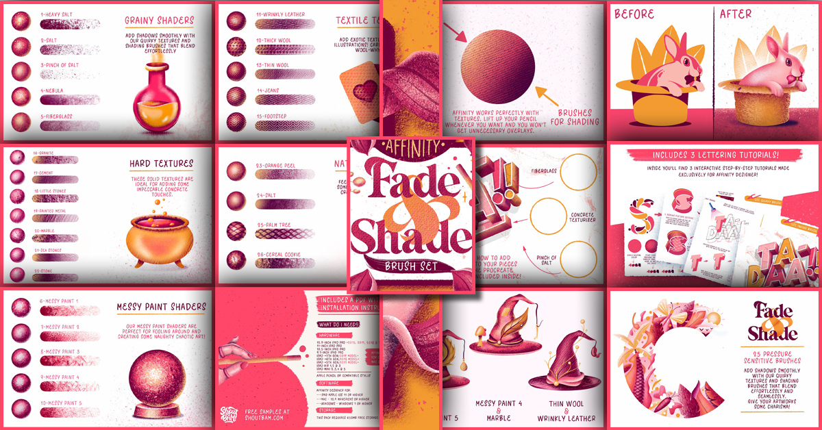 Fade & Shade Affinity Brushes – MasterBundles