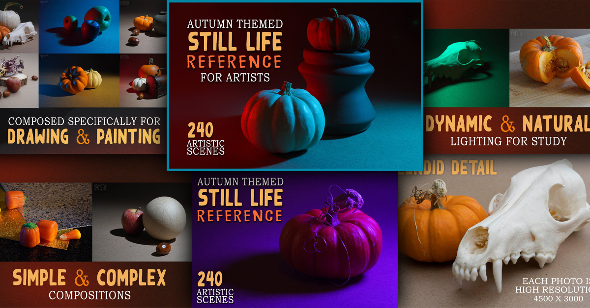 Autumn Themed Still Life Reference – MasterBundles