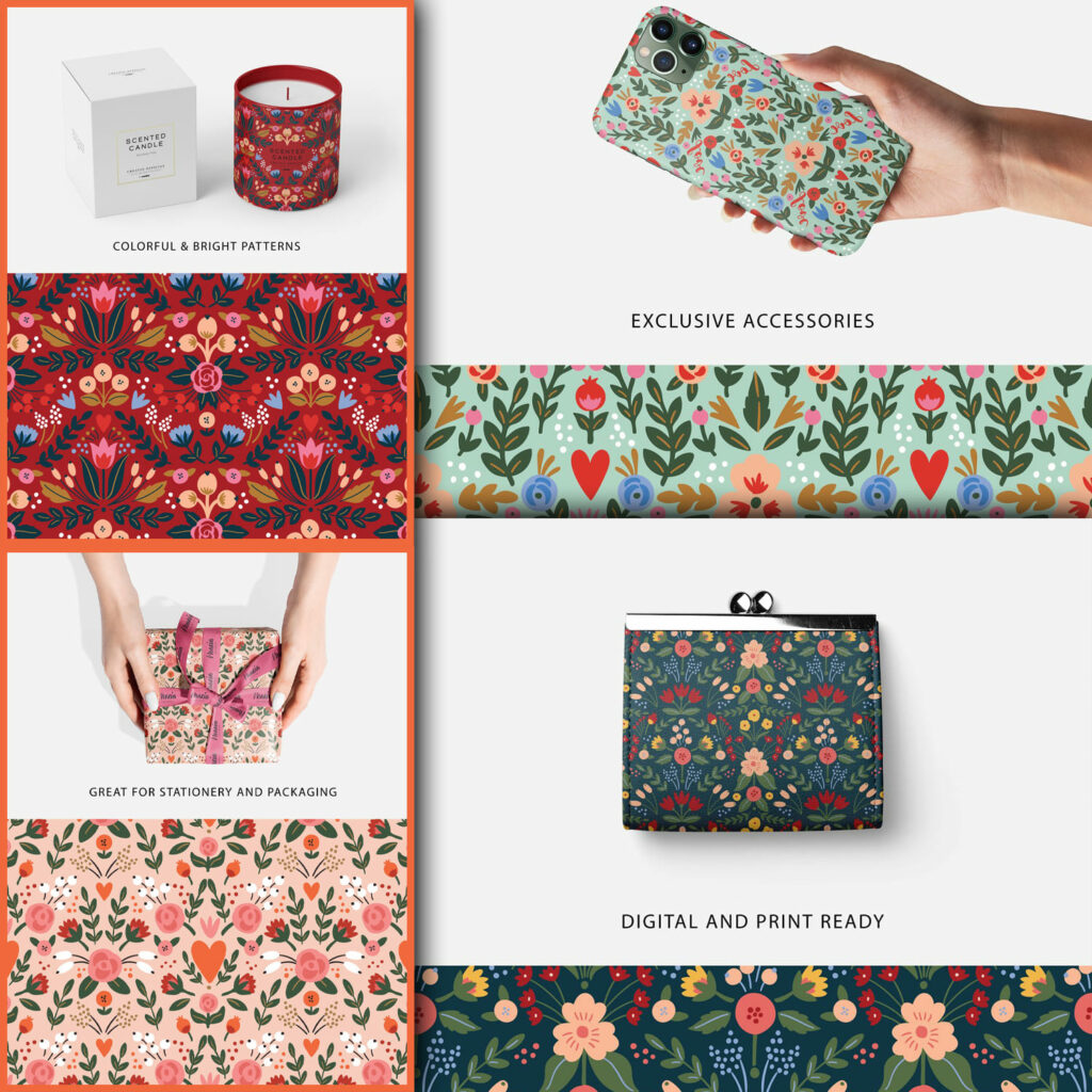 MON AMOUR Pattern – MasterBundles