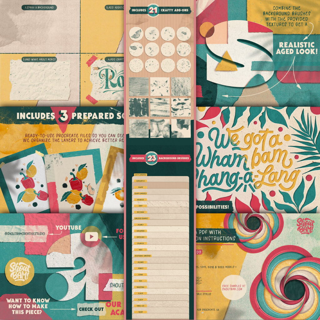 Ultimate Procreate Background Set – MasterBundles