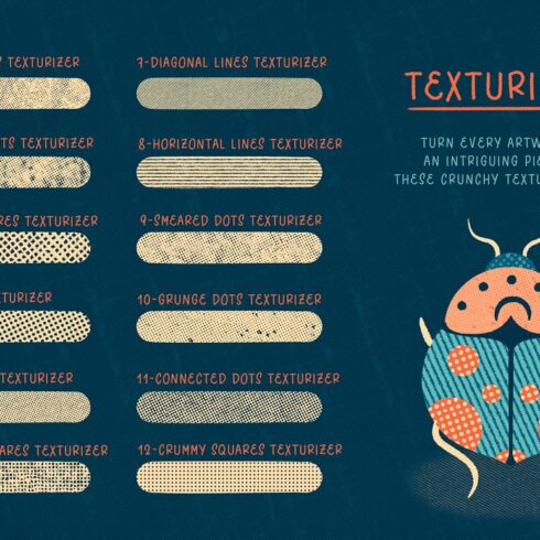 Dirty Halftones Brush Set | MasterBundles