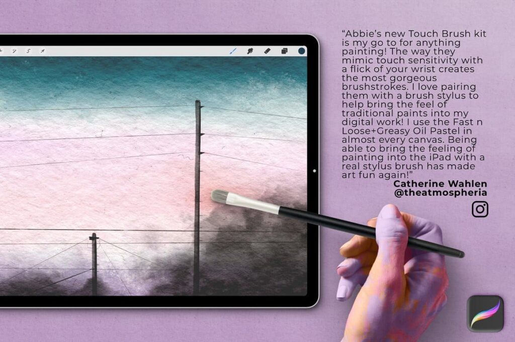 Touch Brushes for Procreate – MasterBundles