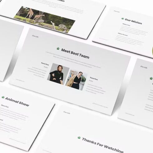 Zoo Powerpoint Template | MasterBundles