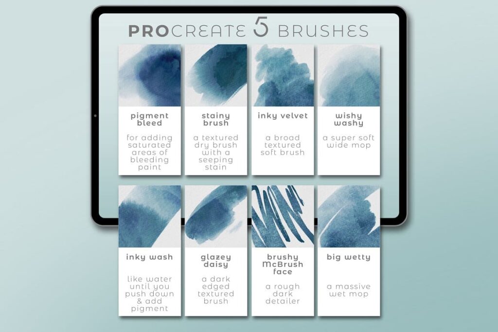 EVERYTHING WATERCOLOUR for Procreate – MasterBundles