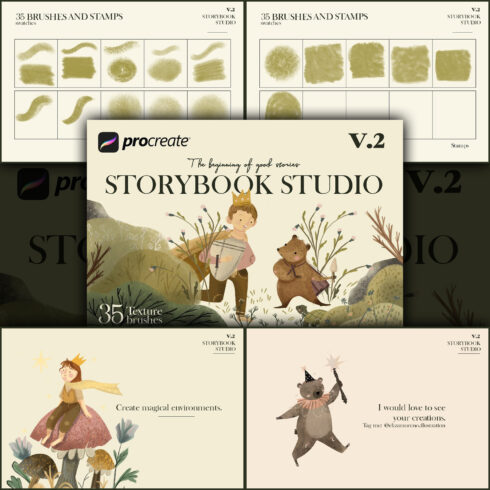 StoryBook Studio V.2 Procreate – MasterBundles