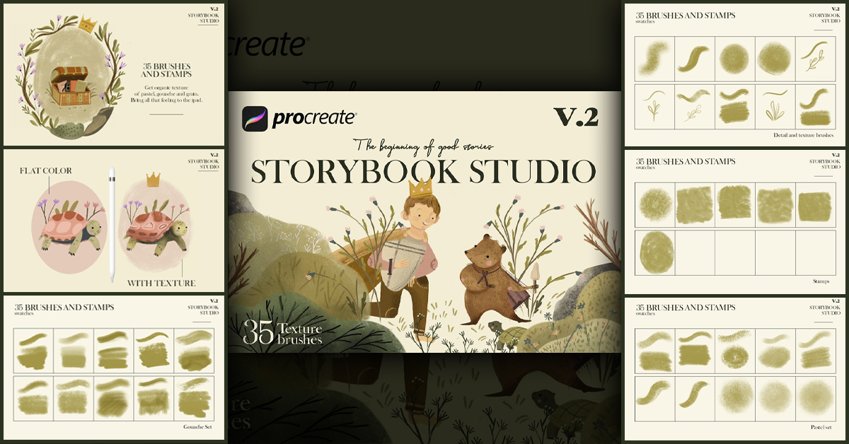StoryBook Studio V.2 Procreate – MasterBundles