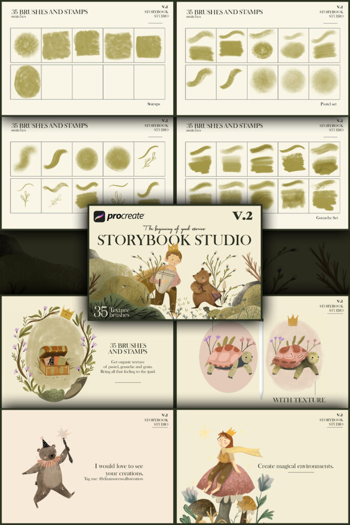 StoryBook Studio V.2 Procreate – MasterBundles