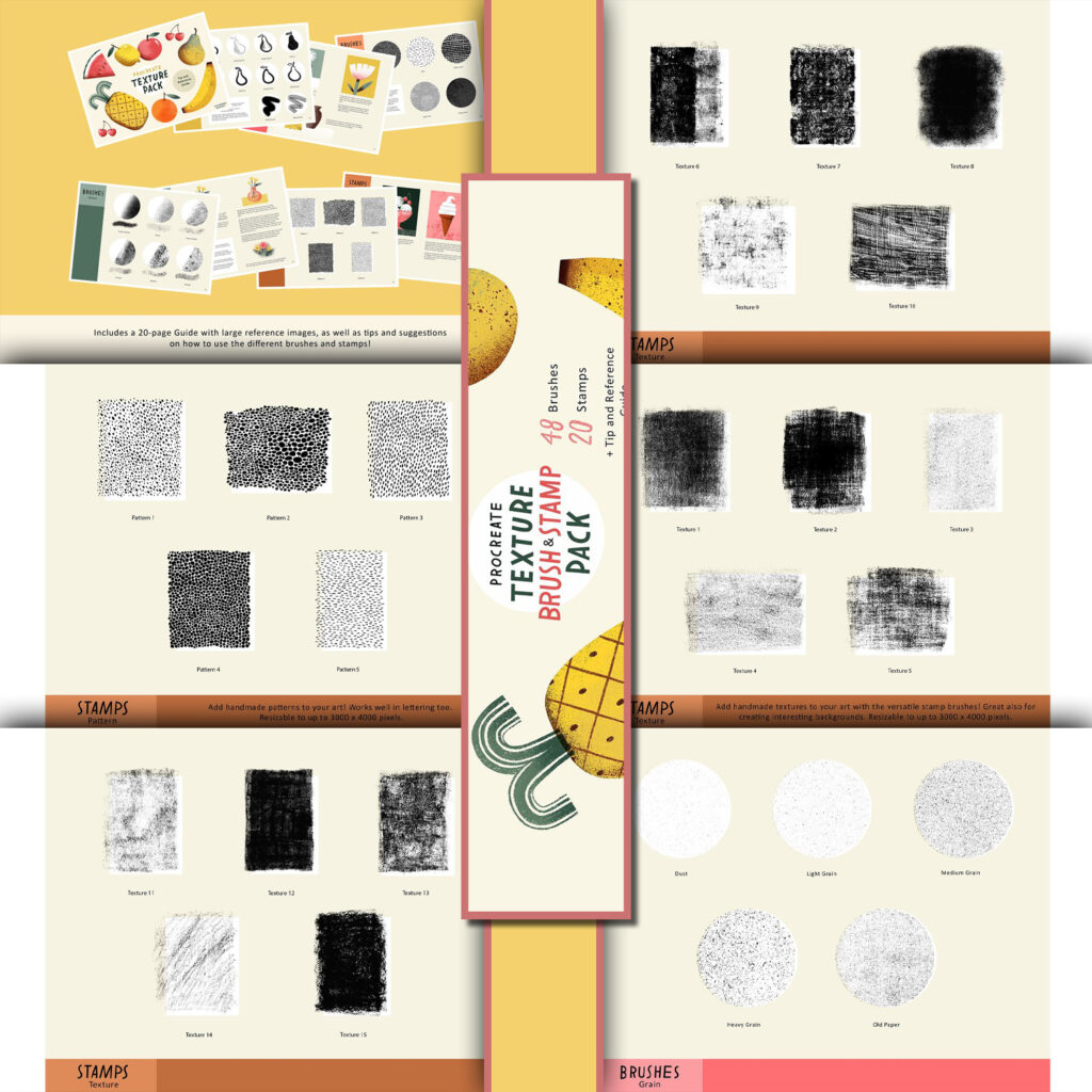 Procreate Texture Brush Pack – MasterBundles