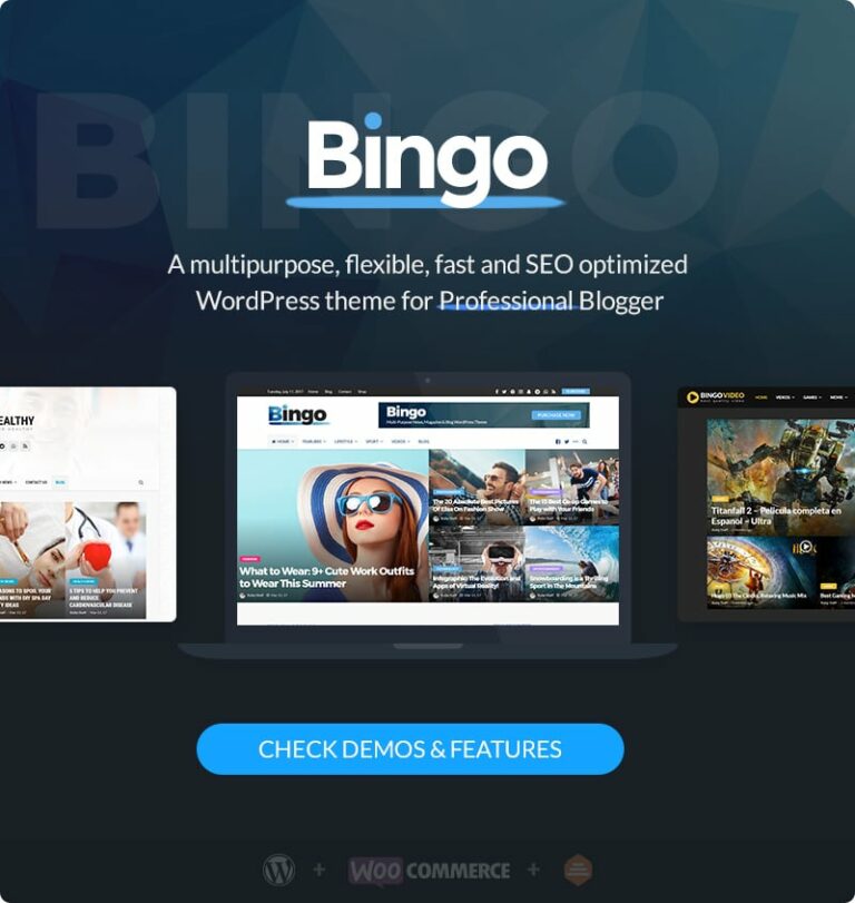 Bingo - Multi-Purpose Newspaper & Magazine Theme – MasterBundles