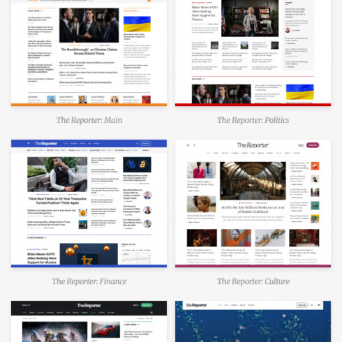 The Reporter - Newspaper Editorial WordPress Theme | MasterBundles