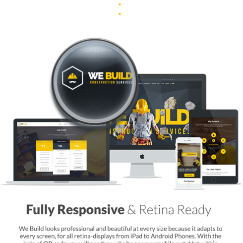 We Build - Construction WordPress Theme – MasterBundles