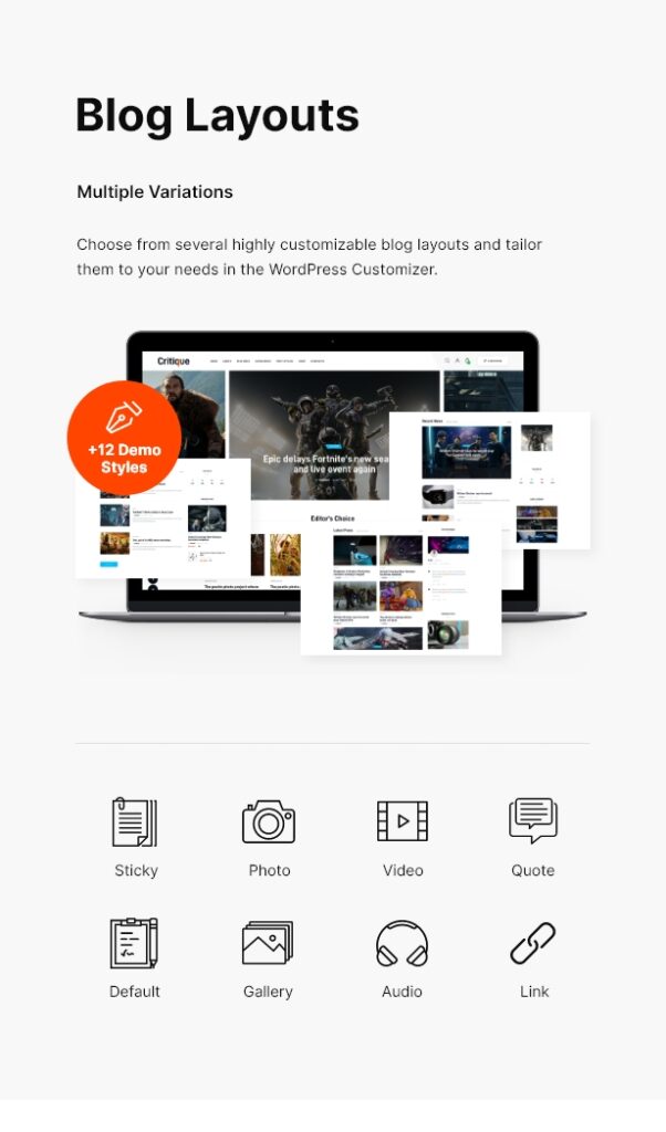Critique - Magazine, Newspaper & Review WordPress Theme – MasterBundles