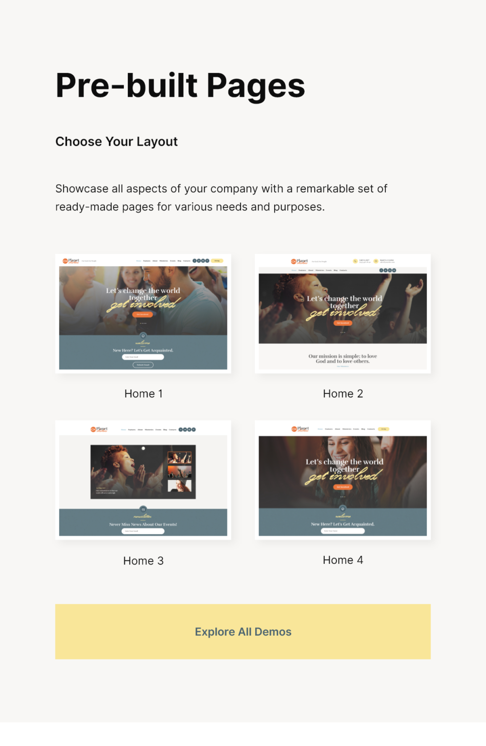 Planet Shakers | Church & Religion WordPress Theme – MasterBundles