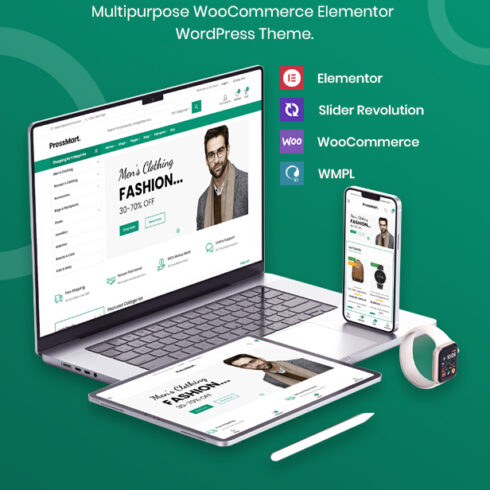 PressMart - Modern Elementor WooCommerce WordPress Theme | Master Bundles