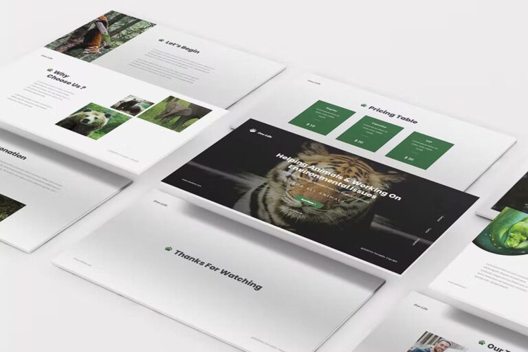 Zoo Powerpoint Template – MasterBundles