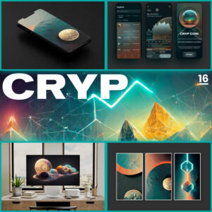 CRYP Crypto Backgrounds – MasterBundles