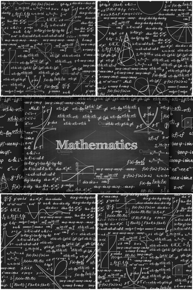 Mathematics School Vector Set – MasterBundles