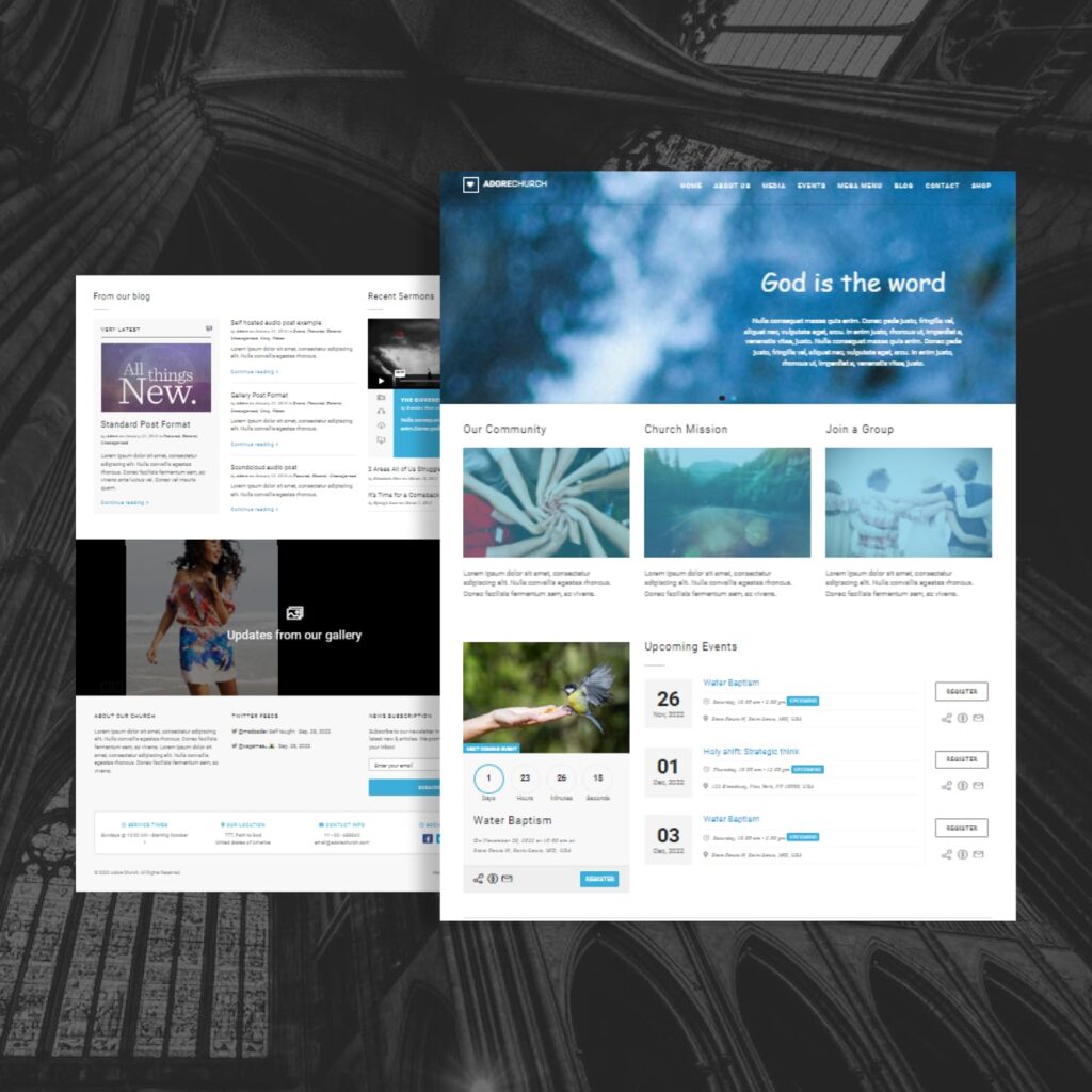 Adore Church - Responsive WordPress Theme – MasterBundles