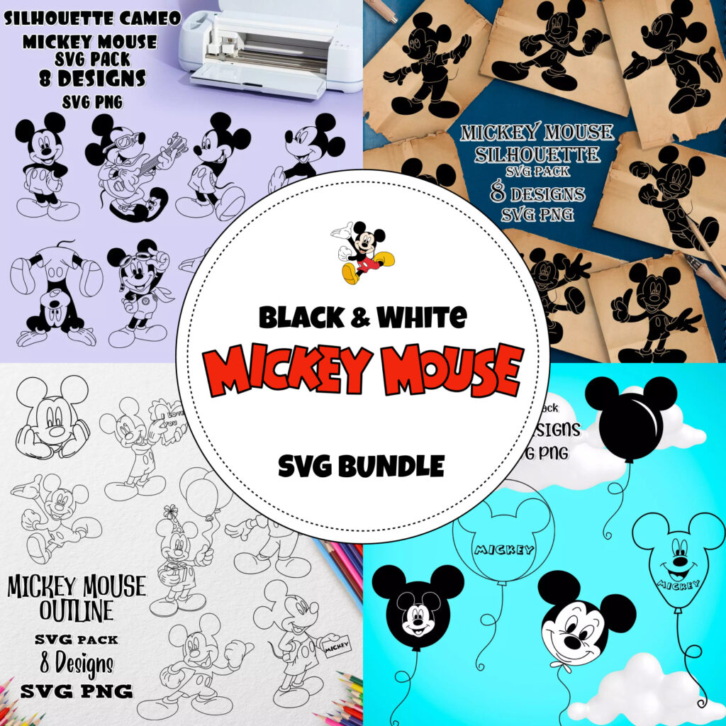 Mickey Mouse Balloon SVG – MasterBundles